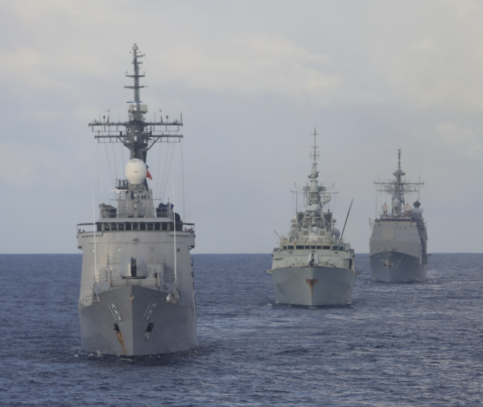 Four nations in Maritime Cooperative Activity | The Australian Naval ...