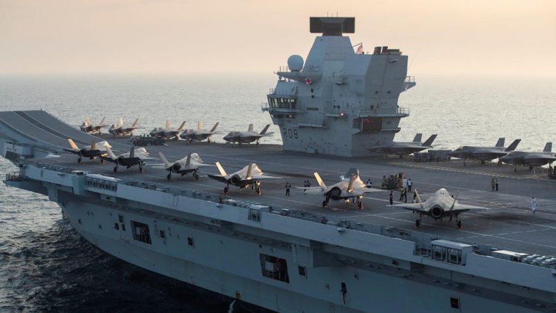 Third nation’s F35s land on HMS Queen Elizabeth | The Australian Naval ...