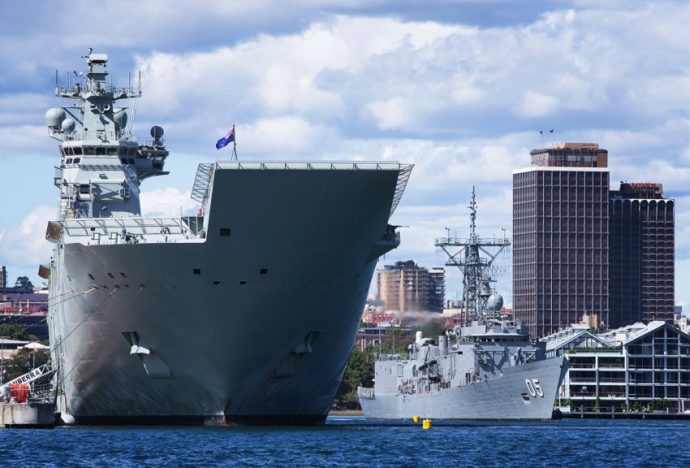 Melbourne passes Canberra | The Australian Naval Institute