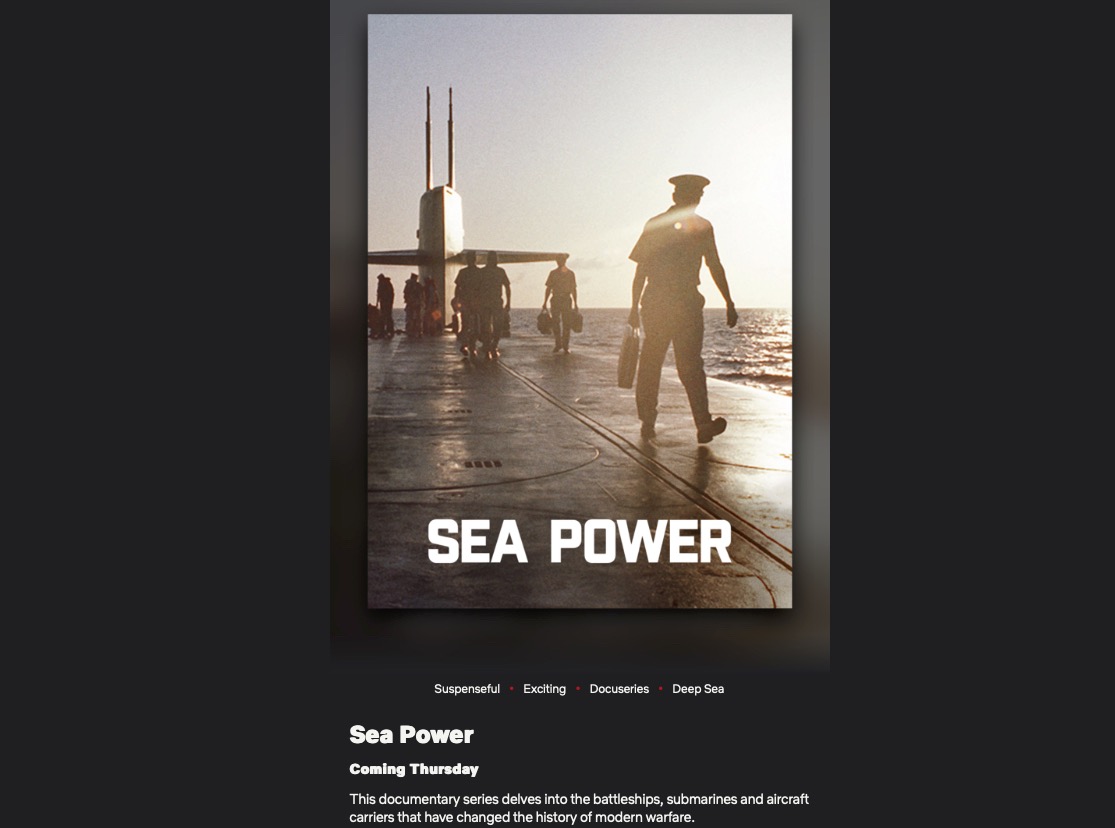 Docuseries on Sea Power starts | The Australian Naval Institute