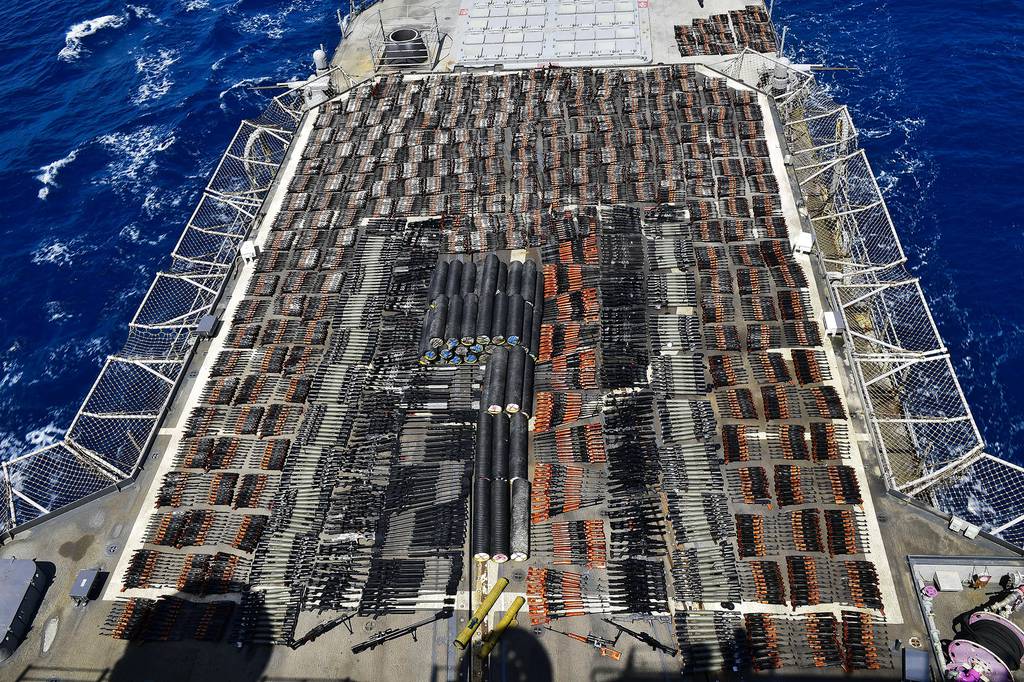 US to send seized Iranian weapons for Ukraine | The Australian Naval ...